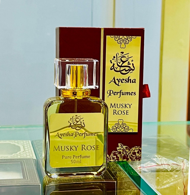Musky Rose - Ayesha Perfumes - Ayesha Perfumes: Scent for Every Soul.