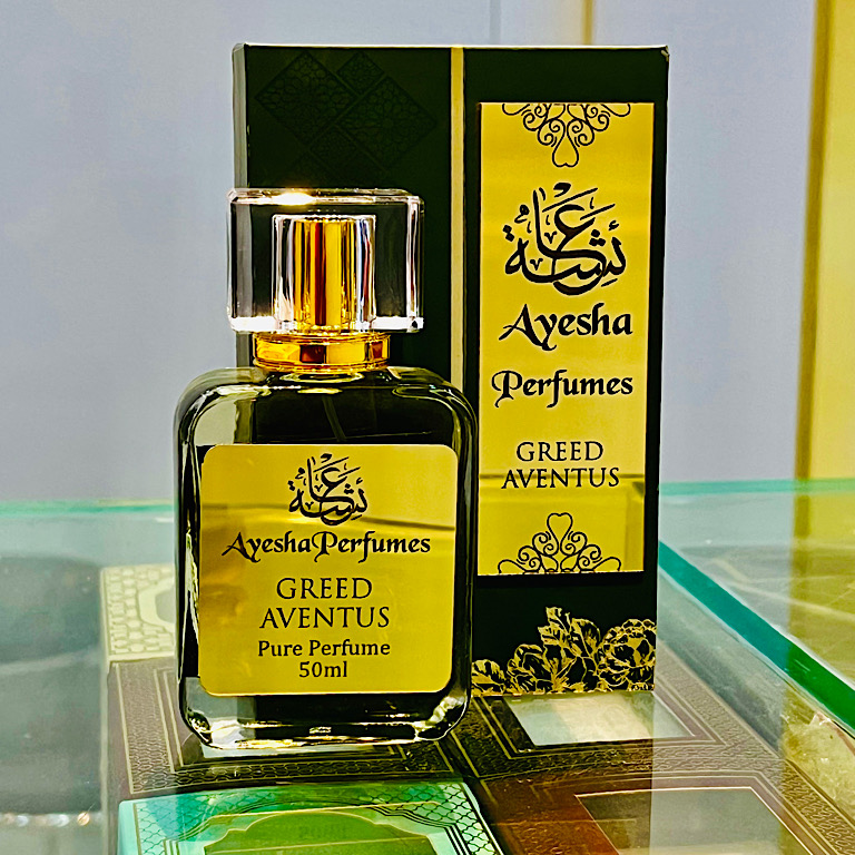 Greed Aventus - Ayesha Perfumes - Ayesha Perfumes: Scent for Every Soul.