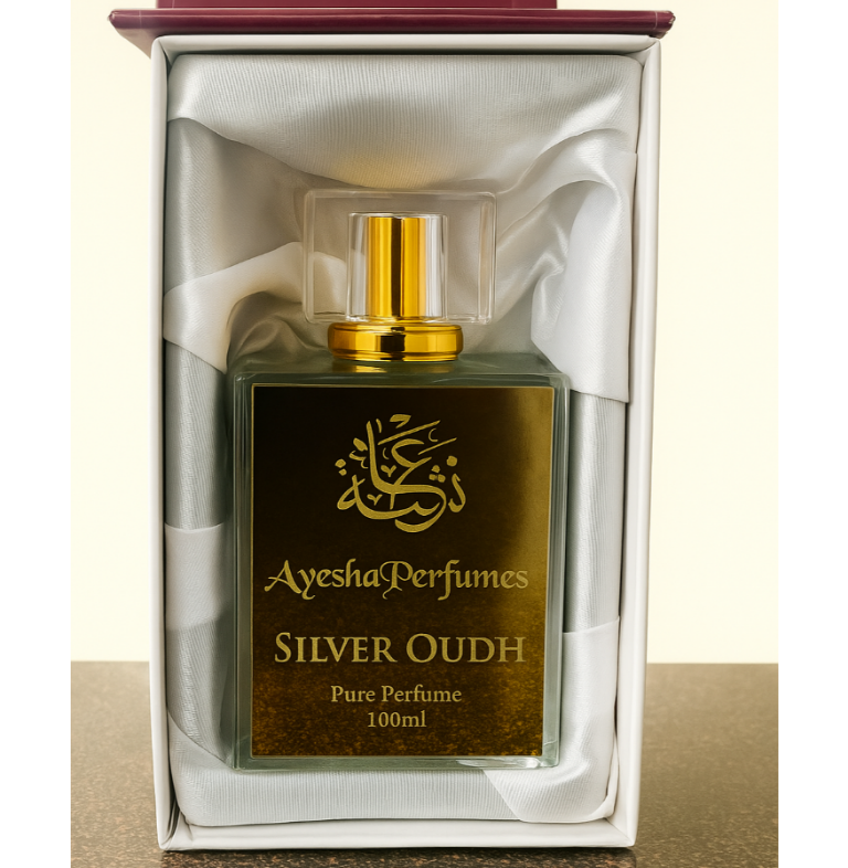 Silver Oudh - Ayesha Perfumes - Ayesha Perfumes: Scent for Every Soul.